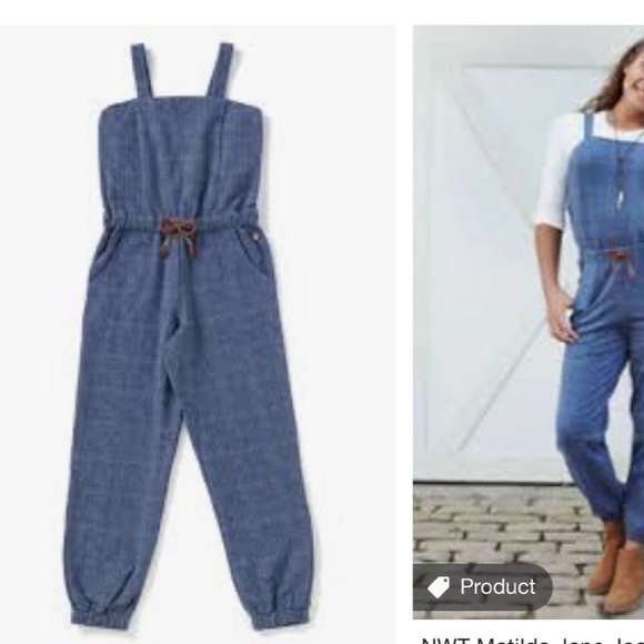 Matilda Jane | Matching Sets | Matilda Jane Denim Overalls | Poshmark